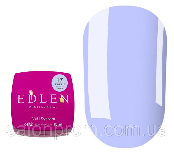 Edlen Builder Gel Lollipop №17 - конструирующий гель, голубой, 15 мл ...