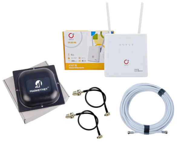 Комплект 4G LTE Wi-Fi роутер Olax AX9 Pro + антенна Marketnet T800 18 ...