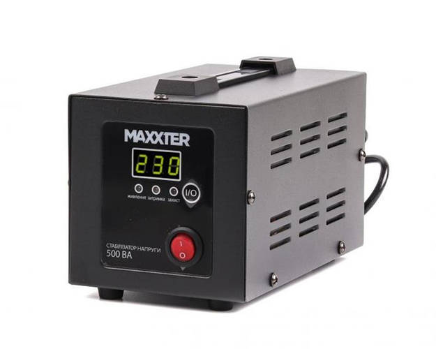 Стабілізатор Maxxter MX-AVR-E500-01 500VA (ID#2519375462), ціна: 1305.91 ₴, купити на Prom.ua