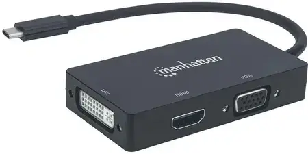 Кабель комп'ютерний Manhattan Konwerter adapter USB-C 3.1 na HDMI / DVI ...