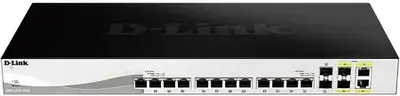 D-Link Stackable SmartPro Switch including 4 x 10G SFP+ ports - Fiber ...