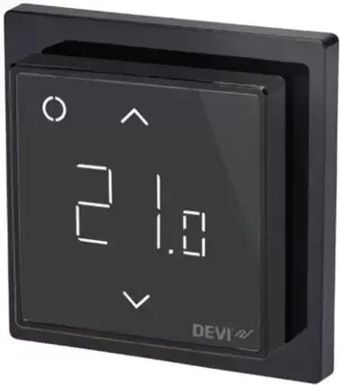 Терморегулятор Devi Regulator Devireg Smart WI-FI Black (140F1143) (ID#2520442067), цена: 10500 ...