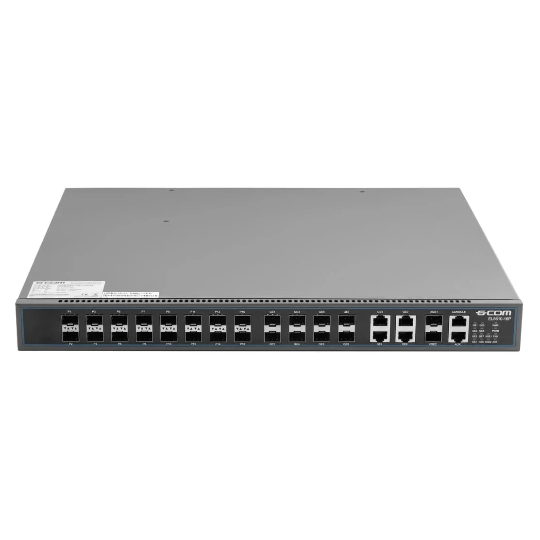 GCOM - Термінал оптичної лінії GCOM OLT EPON EL5610-16P 16 downlink ...