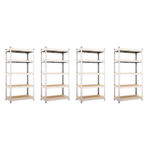 Стелажі металеві 4 штуки 180х160х40 см МДФ/ДСП 175 кг на одну полицю ...