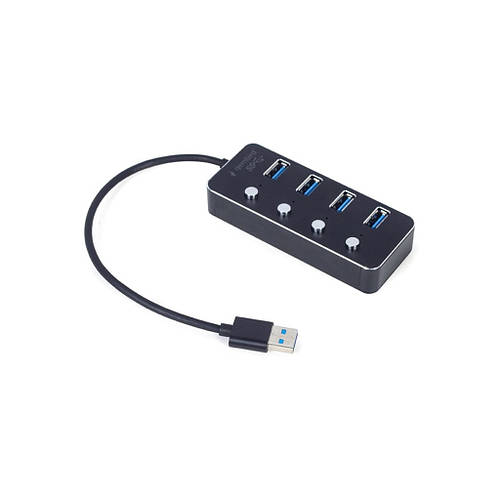 Концентратор Gembird USB 3.0 4 ports switch black (UHB-U3P4P-01) (ID ...