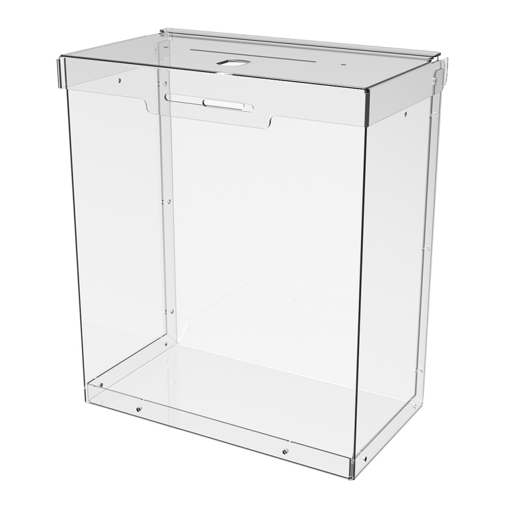 Ящик EKOSTAR для пожертв та збору грошей 200x230x110 із замком. Об'єм 5 ...