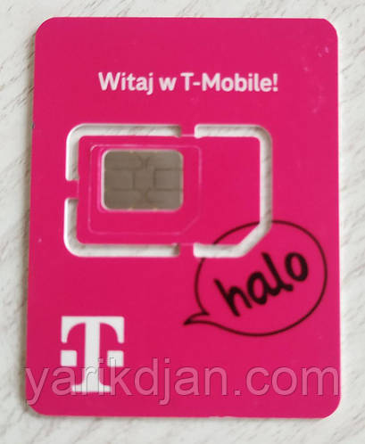 Сім-карта Польщі оператора T-MOBILE . Польські мобільні номери. Polish ...