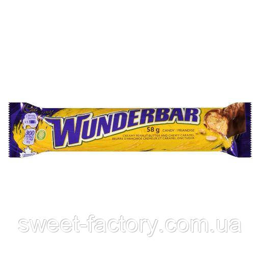 Батончик Cadbury Wunderbar 58g: продаж, ціна у Чернігові. Шоколадні ...