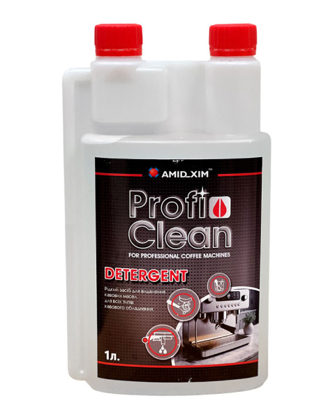 Жидкость для удаления кофейных масел кофеварок Profi Clean Detergent 1 ...