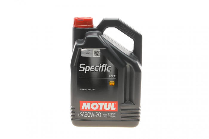 Motul SPECIFIC 17 FE SAE 0W20 5л (102406/109950) Масло моторное 100% ...