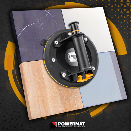Присоска для плитки, кахлю, скла Powermat 190кг (Польща), ціна: 1062.50 ...