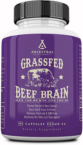 Ancestral Supplements Beef Brain / Говяжий мозг 180 капсул BM974 (ID ...