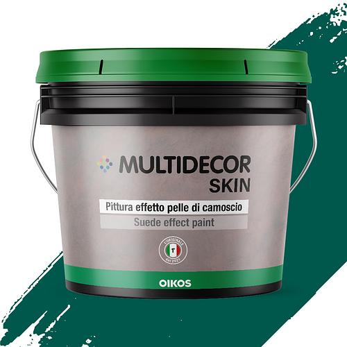 Декоративна фарба Multidecor Skin Emerald Green (Глибока смарагдова) - 4 л (ID#2526875293), ціна ...