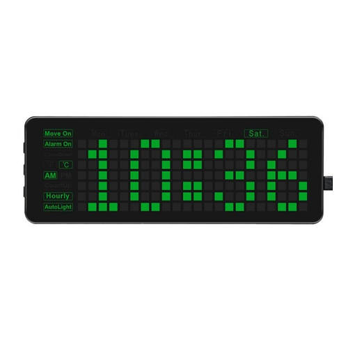 Pico-Clock-Green-EN - набор для сборки электронных часов на Raspberry ...