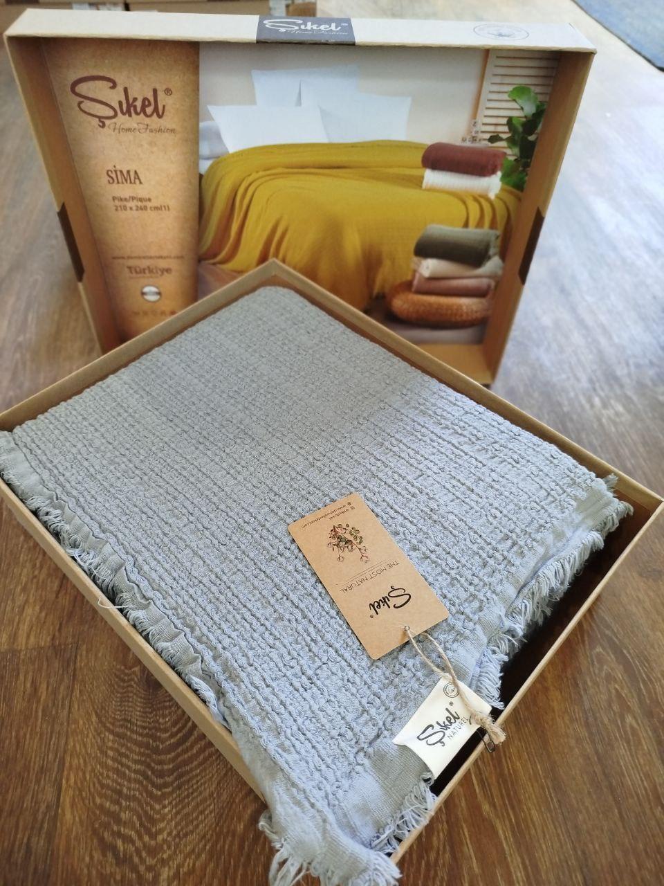 Покрывалона кровать Sikel Sima с бахрамой 210*240 - Turkey - купить по ...