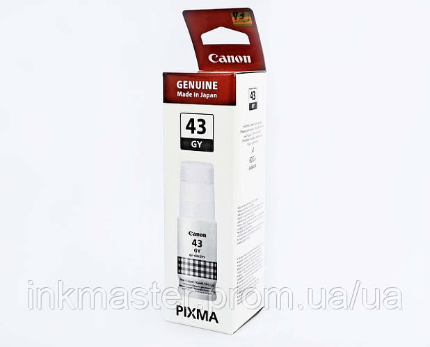 Оригинальные чернила Canon PIXMA GI-43 GY G540 / G640 / Gray,60 ml ...