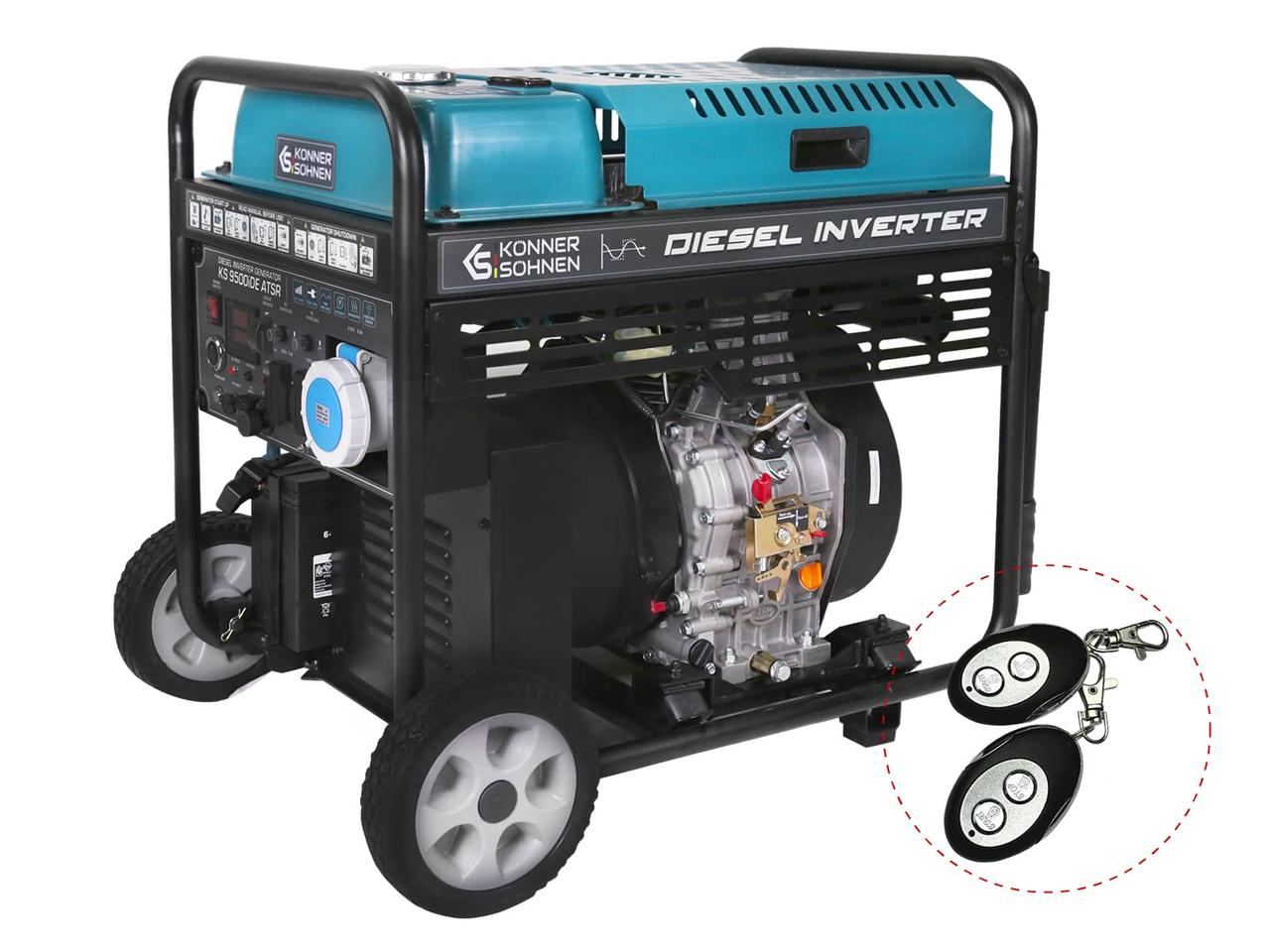 Дизельний інверторний генератор K?nner & S?hnen KS 9500iDЕ ATSR купить в Киеве ...