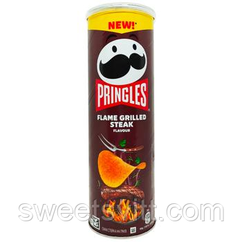 Чипсы Pringles Flame Grilled Steak 165 г купить по лучшей цене в ...