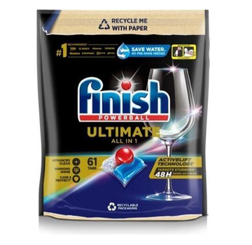 Капсули Д/Посудомийки Finish Ultimate All in1 62 шт (ID#2410368357 ...