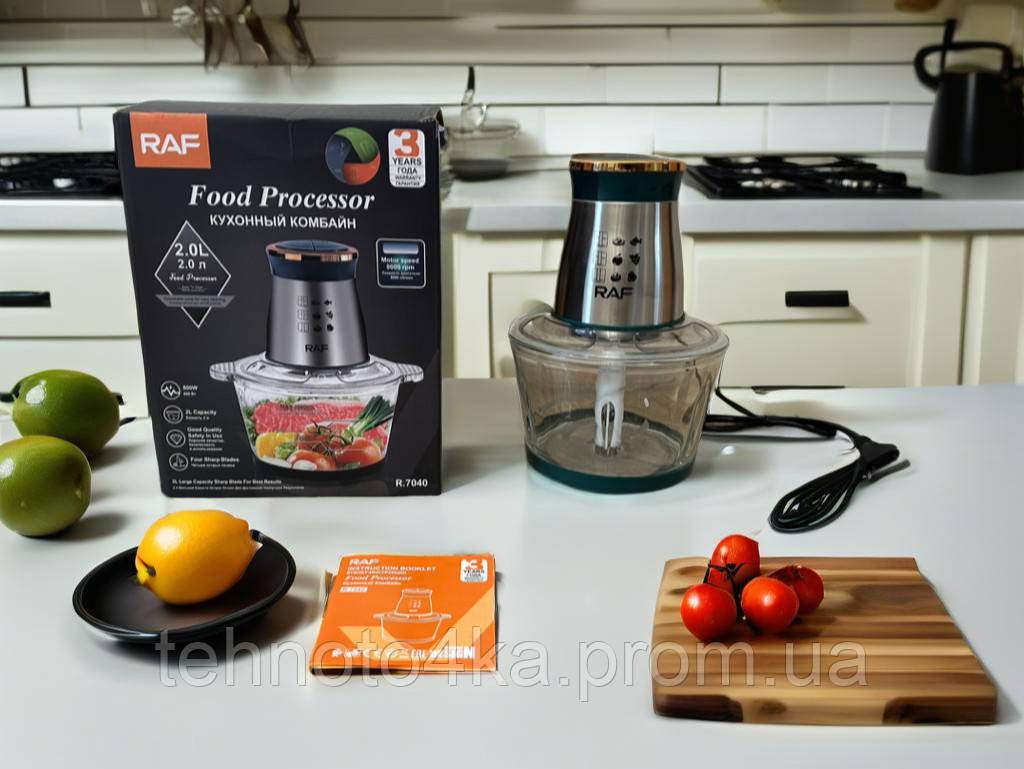 Подрібнювач блендер RAF R7040 2 л скло 6 лез 800 Вт (ID#2442478374), ціна: 1020 ₴, купити на Prom.ua