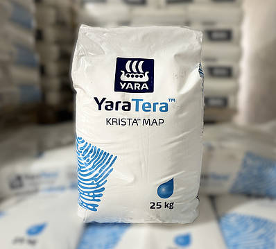 Добриво YaraTera Krista MAP ЯраТера Криста MAP Моноамоній фосфат 25 кг ...