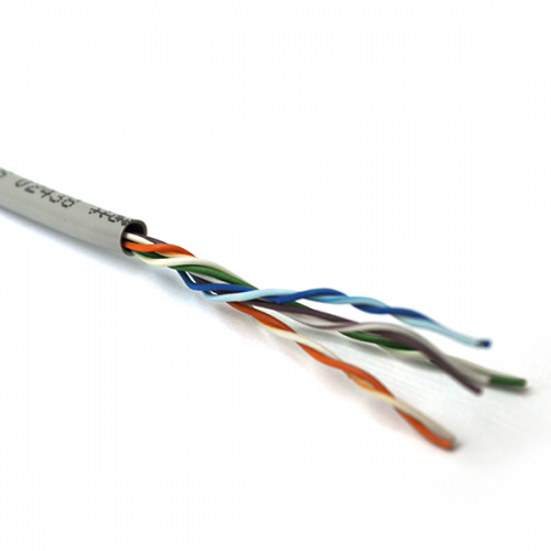 КВП UTP (4*2*0.5) 4p 24 AWG, (CCA), внутрішній, 305м, білий (03490 ...