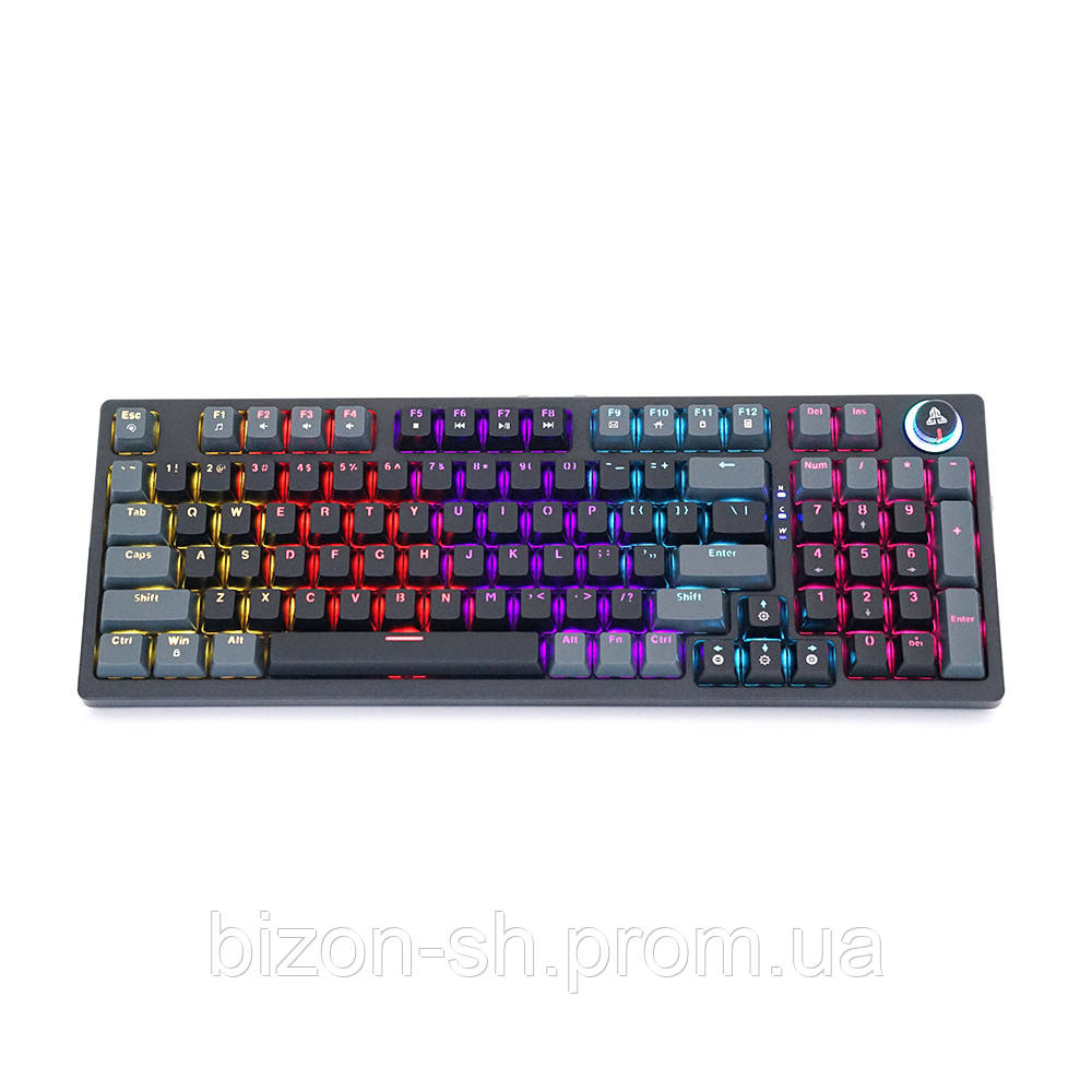 Клавіатура Fantech ATOM90 MK890 механічна USB чорна з підсвіткою red ...