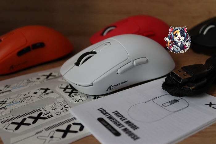 Attack shark X3 WHITE бездротова ігрова мишка, ціна: 1550 ₴, купити на ...