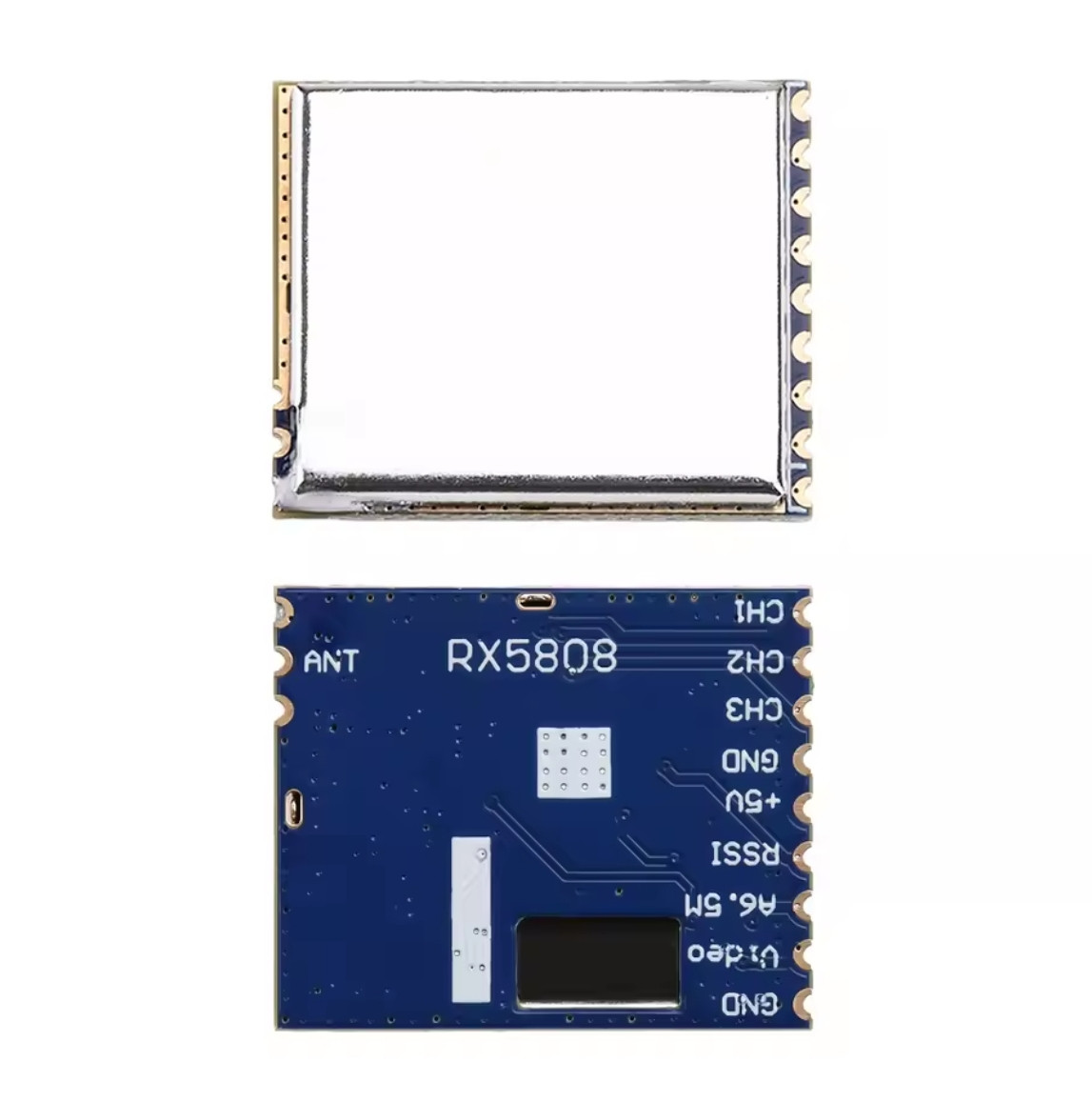 FPV VRX відеоприймач RX5808 5.8GHz, 5.8 ГГц до 72 каналів (ID ...