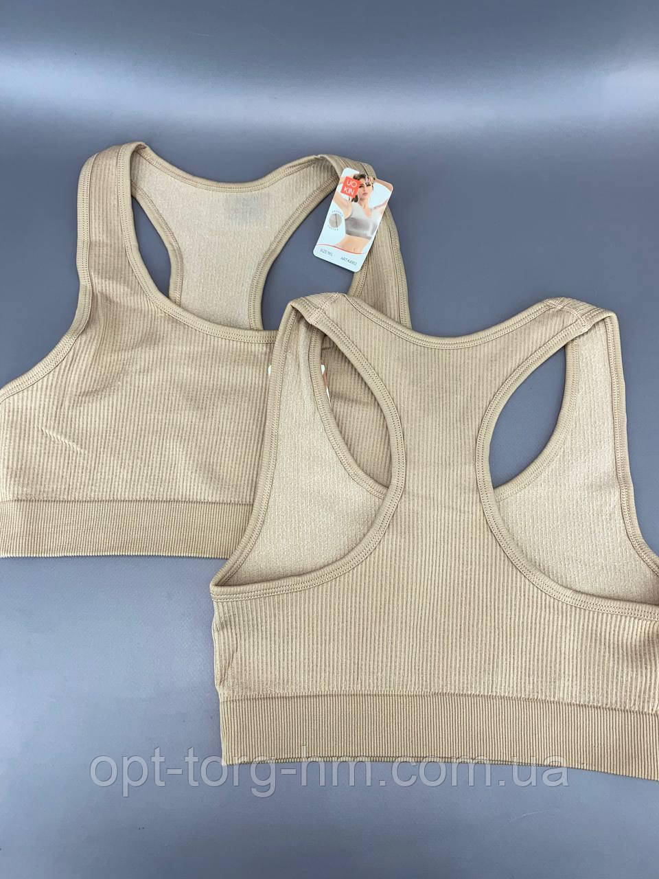 Купити Яскравий спортивний топ у рубчик M/L 1шт/уп у Хмельницькому від компанії "Інтернет ...