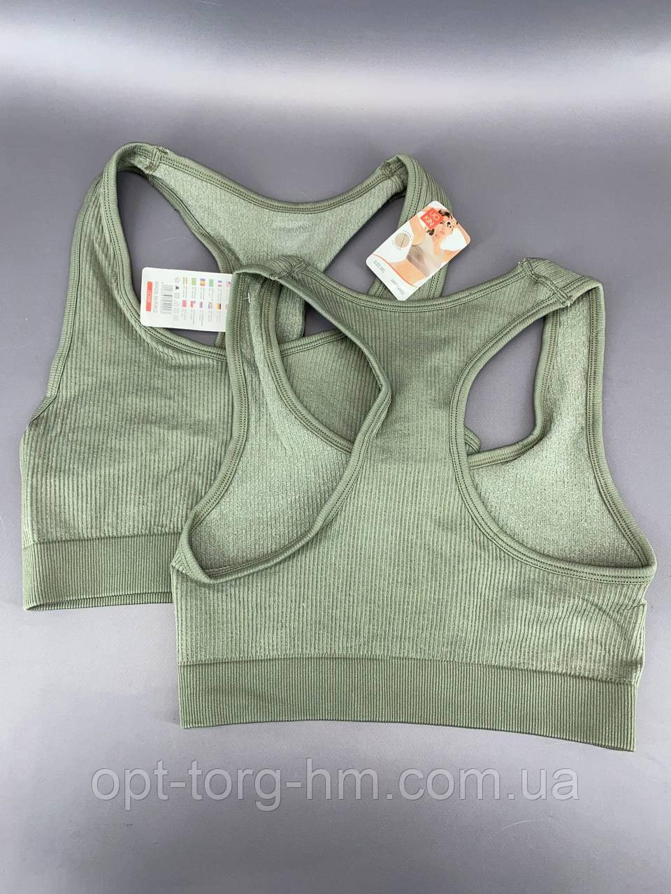 Купити Яскравий спортивний топ у рубчик M/L 1шт/уп у Хмельницькому від компанії "Інтернет ...