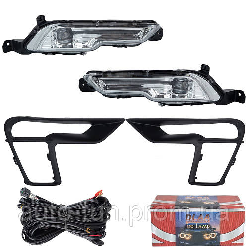Протитуманні фари LED комплект для Ford Explorer '2017-2019 (DLAA) FD-975-LED, ціна: 5160 ...