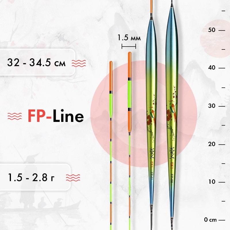 Гнучкі поплвки FP-Line (32-34.5 см), 1 шт. - купить в Украине | FanFish