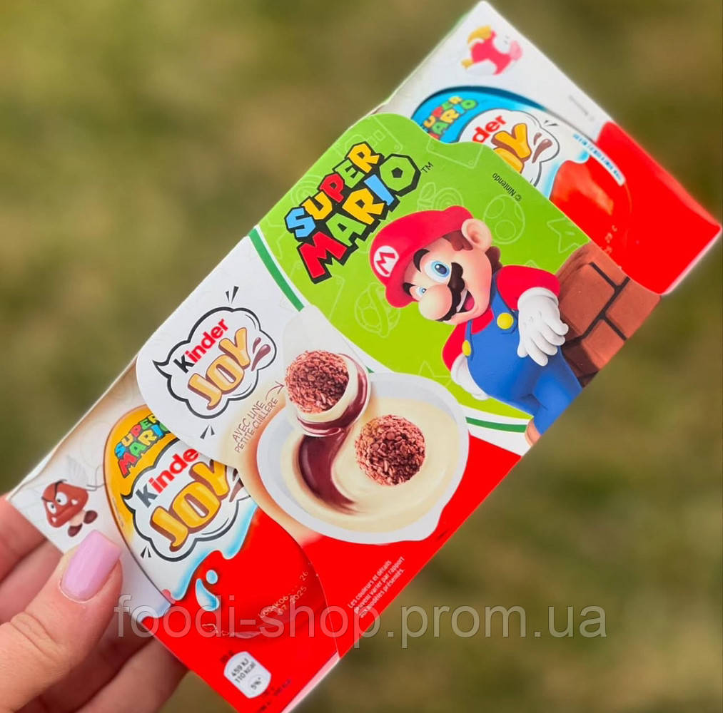 Kinder joy MARIO 3шт х 20 грам набір (ID#2539983499), цена: 220 ...
