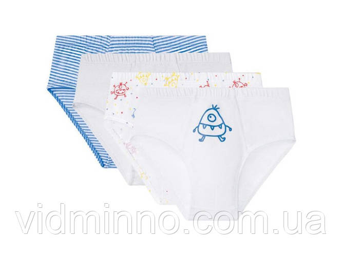 Труси сліпи (набір 4 шт.) Lupilu на хлопчика р.110-116 - 4-6 років (ID ...