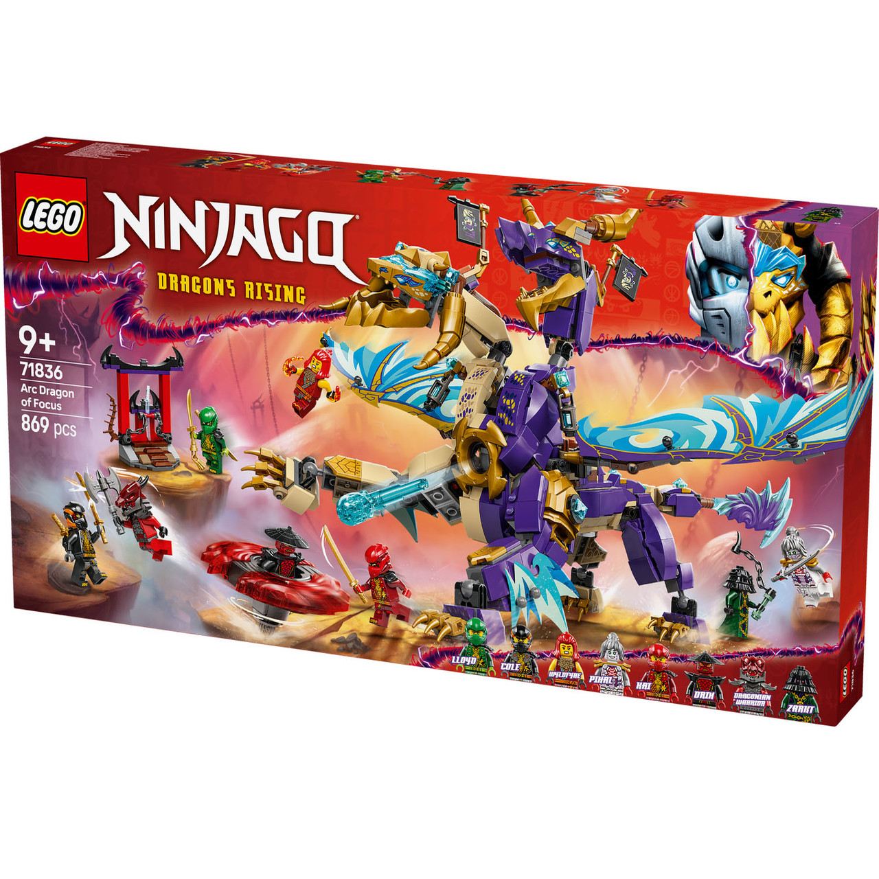 Лего 71836 Ніндзяго Дуговий дракон концентрації фокуса Lego Ninjago ...