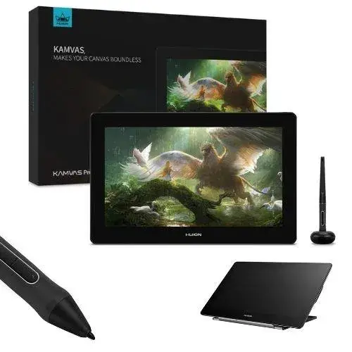 Графический монитор Huion 15,6" Kamvas Pro 16, 4K, USB-C, черный (ID ...