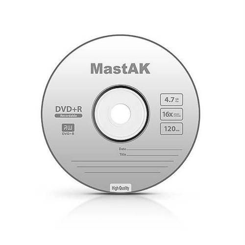 Диск MastAK DVD+R 4,7 Gb 16x 1 шт, ціна: 15 ₴, купити на Prom.ua