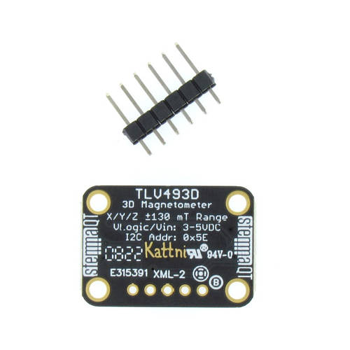 STEMMA QT TLV493D Triple-Axis Magnetometer - модуль з 3-осьовим ...