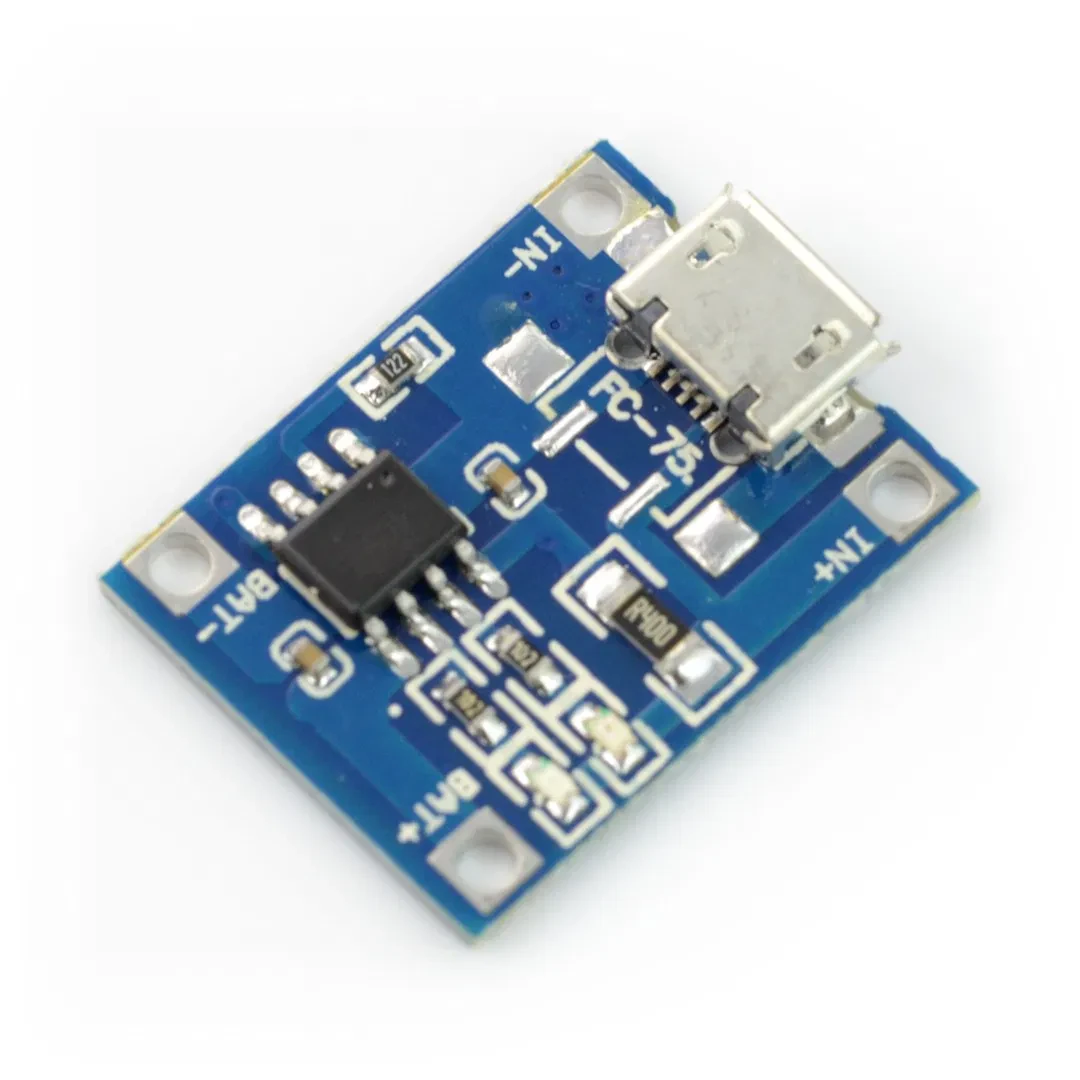 Зарядний пристрій Li-Pol TP4056 Single Cell 1S 3.7V microUSB (ID ...