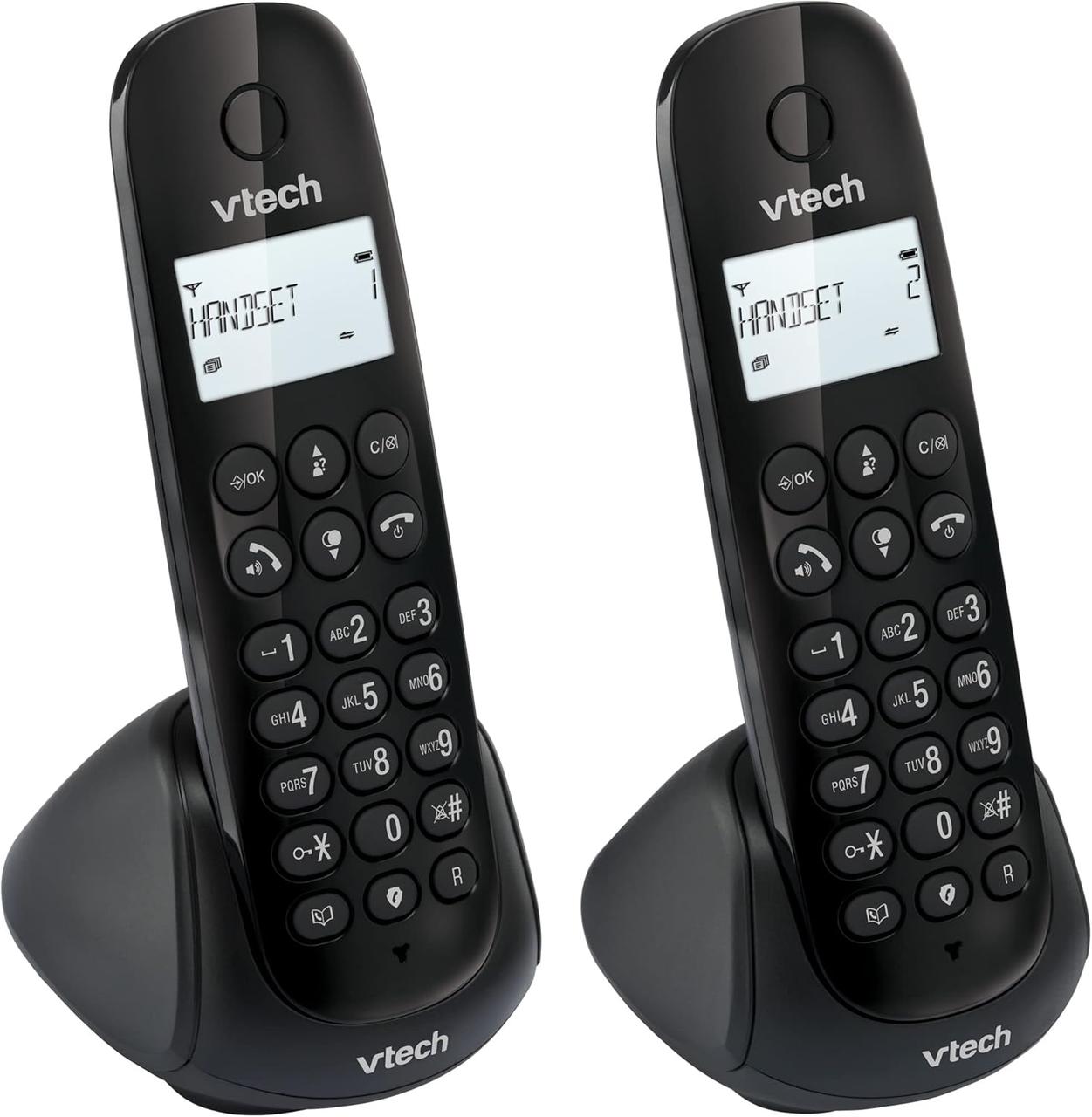 Бездротовий телефон VTech CS2001 на 2 трубки. без кирилиці, ціна: 1156 ...