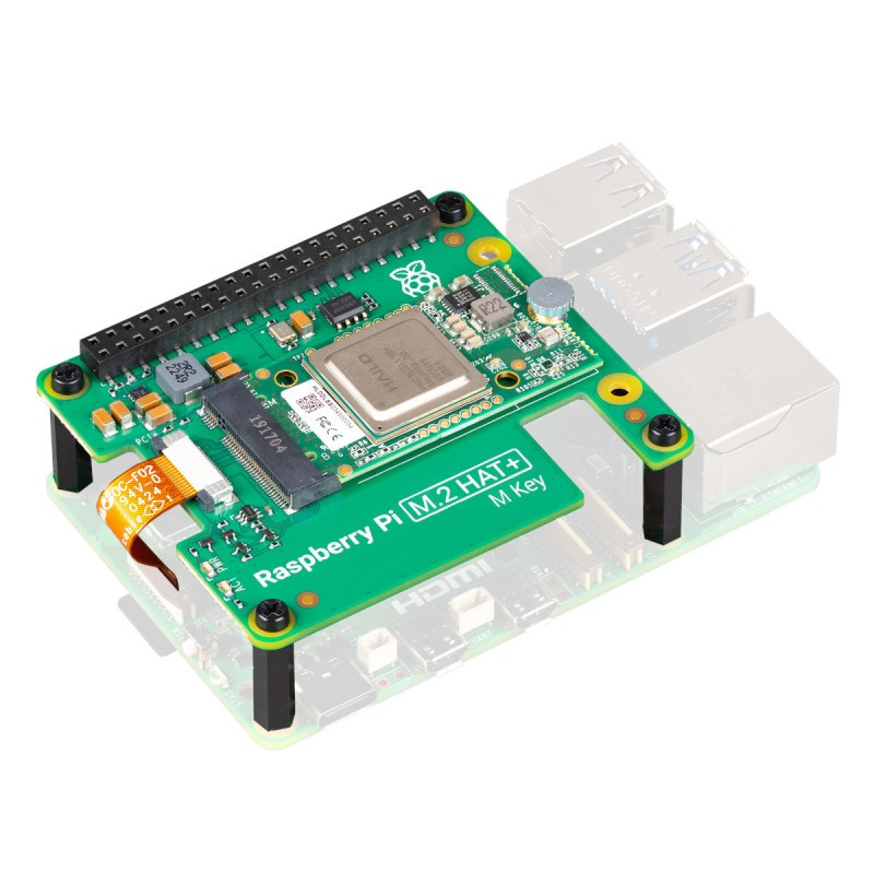 Набір Raspberry Pi AI Kit для інтеграції ІІ з Raspberry Pi 5, Hailo-8L ...