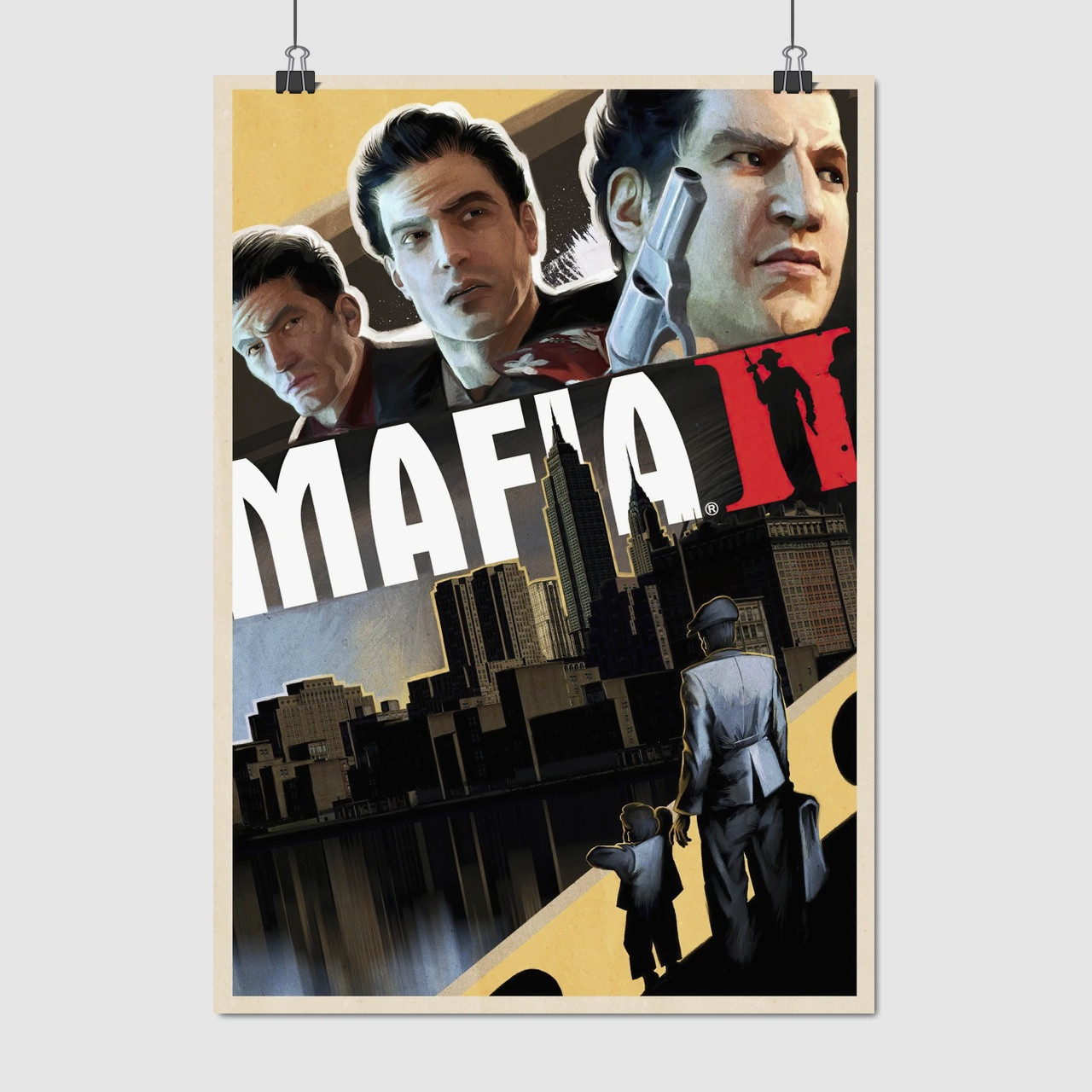 Плакат "Мафия 2, главные герои, Mafia Ⅱ", 60×42см: продажа, цена в ...