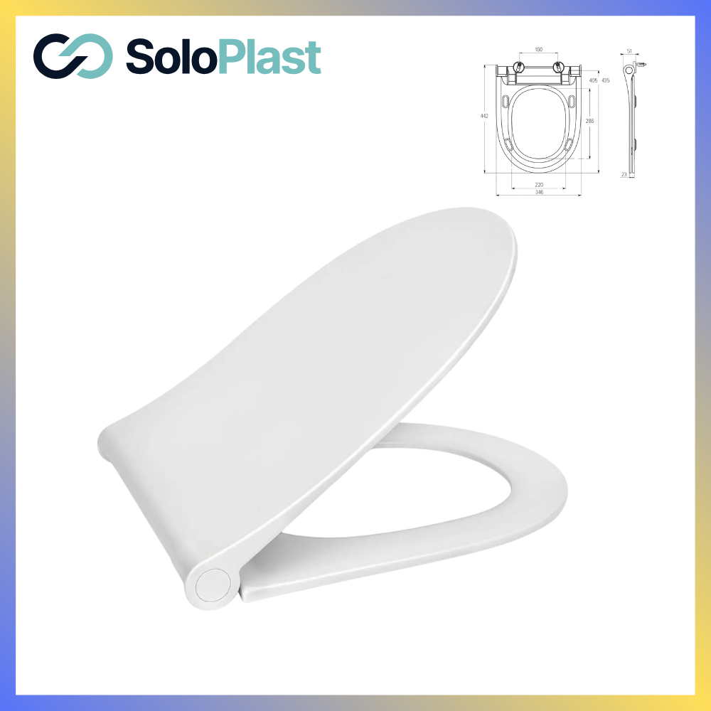 СП12-Д Сиденье для унитаза быстросъёмное с микролифтом: продажа, цена в Днепре. Крышки для ...