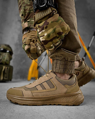 Тактичні кросівки Detroid койот, літні кросівки сітка койот, Safari ...