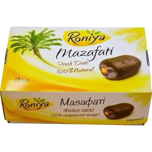 Фінік мазафаті Roniya 600г, фініки ронік у коробці натуральні без цукру ...