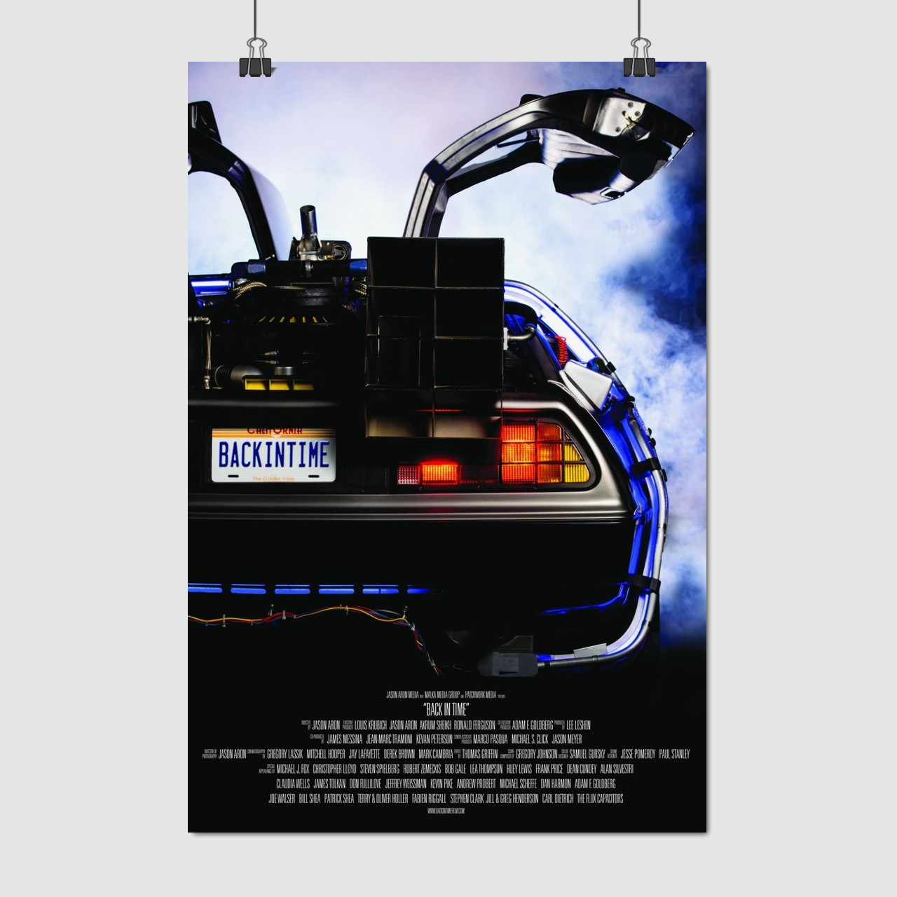 Плакат "Назад у часі (про фільм "Назад у майбутнє"), Back in Time (2015 ...