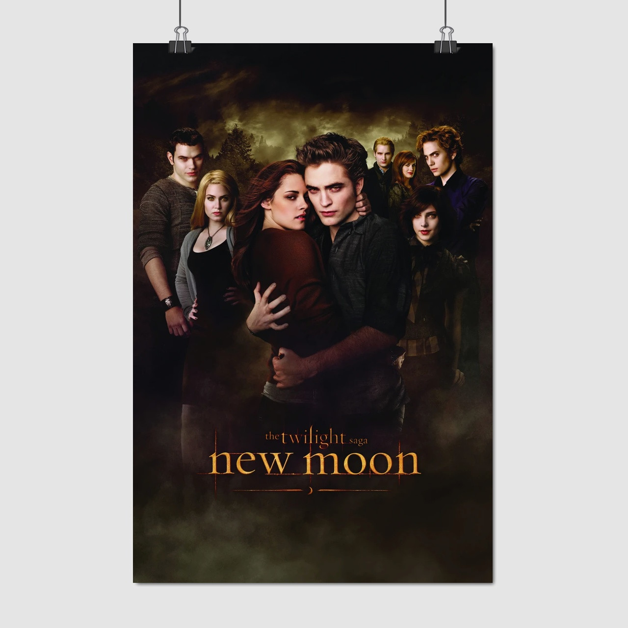 Плакат "Сумерки. Сага:Новолуние. Эдвард и Белла, Twilight Saga: New ...