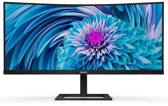 Монiтор TFT PHILIPS 34" 346E2CUAE/00 21:9 VA WQHD Curved 1ms DP USB-C ...