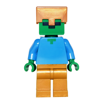 Фігурка Lego Minecraft Villager Dark Tan Pouch Brown Legs Games min092 ...